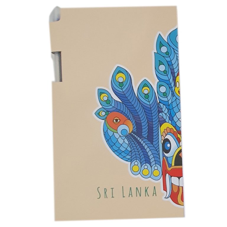 Alston | Note Book With Pen Sri Lankan Theme
